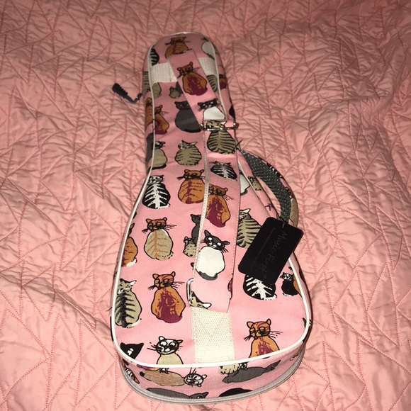 Music First | Other | Music First Cute Padded Cat Design Ukulele Case ...